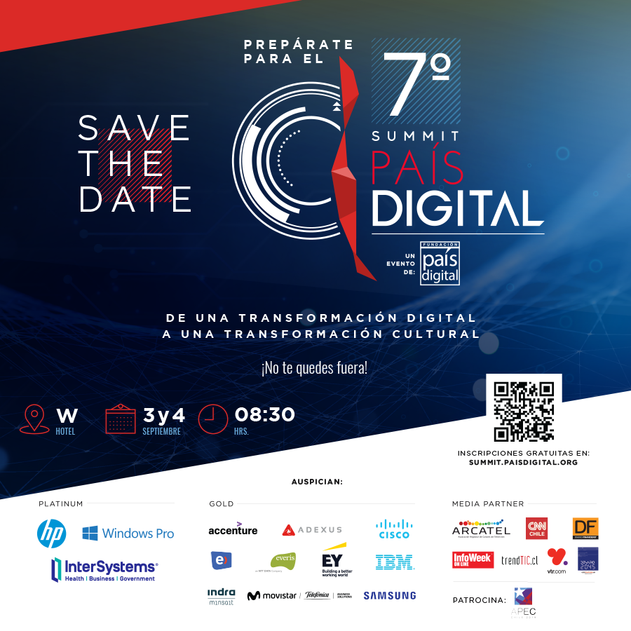 Summit País Digital 3 y 4 de septiembre – Guía Chile Energía